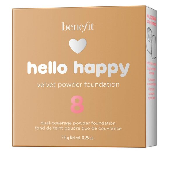Benefit | Other | Benefit Hello Happy Velvet Powder Foundation Shade 8 ...